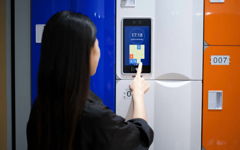 An Ninh Tối Ưu Với Tủ Locker Face ID Dành Cho Trường Học